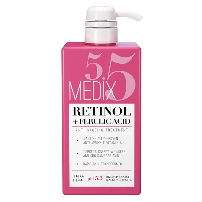 Medix 5.5 Retinol + Ferulic Acid Anti-Sagging Treatment 444ml | dermafriquedistribution.com